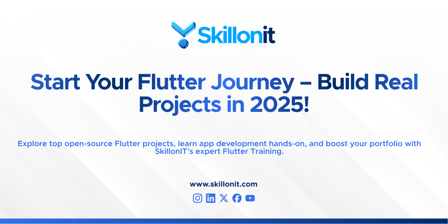 Top 10 Flutter Projects for Beginners | SkillonIT