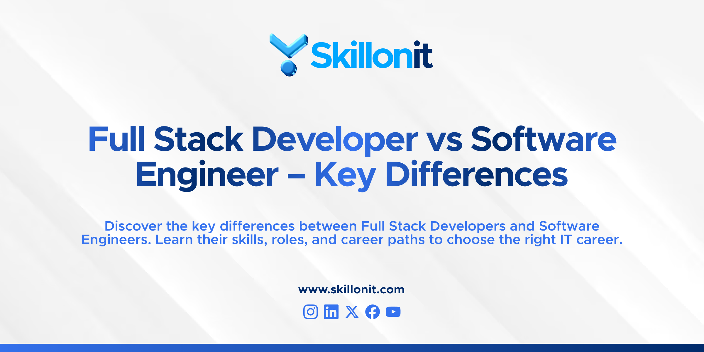 Full Stack Developer vs Software Engineer Roles